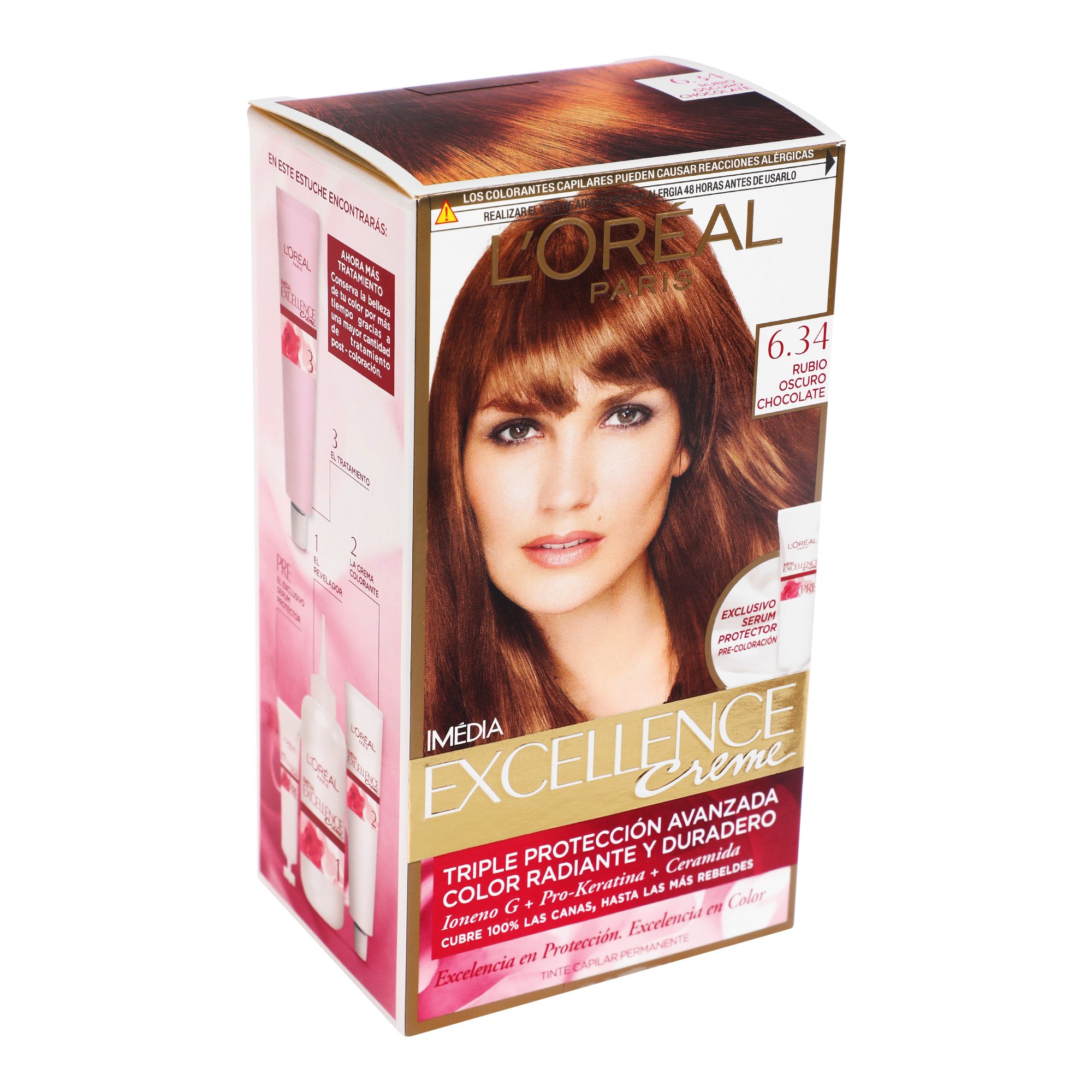 Tinte IMEDIA Excellence 6.34 Rubio Obscuro Chocolate | DelSol