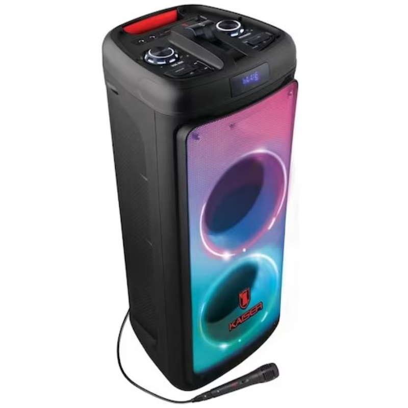 Bafle Doble Recargable KSR 8 Pulgadas Bluetooth MSA 2028 | DelSol