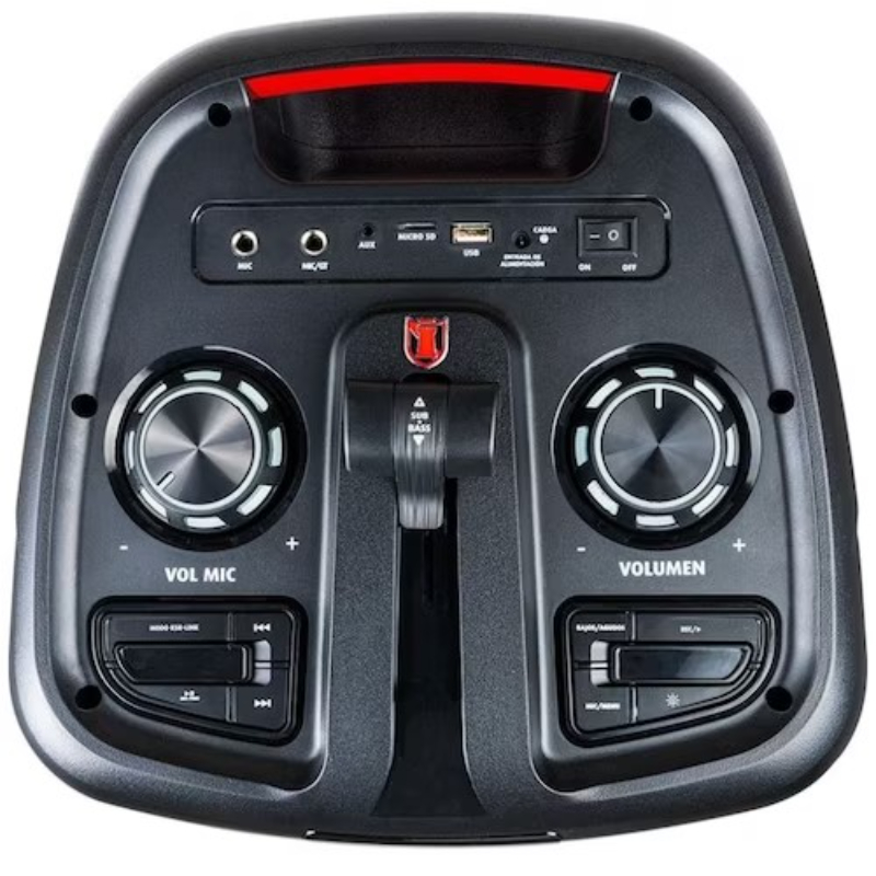 Bafle Doble Recargable KSR 8 Pulgadas Bluetooth MSA 2028 | DelSol