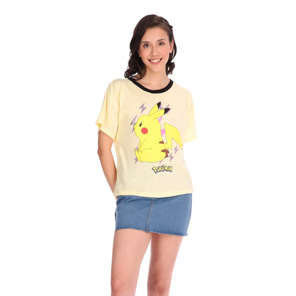 Playera Pokémon Mujer Juvenil Estampado Pikachu | DelSol