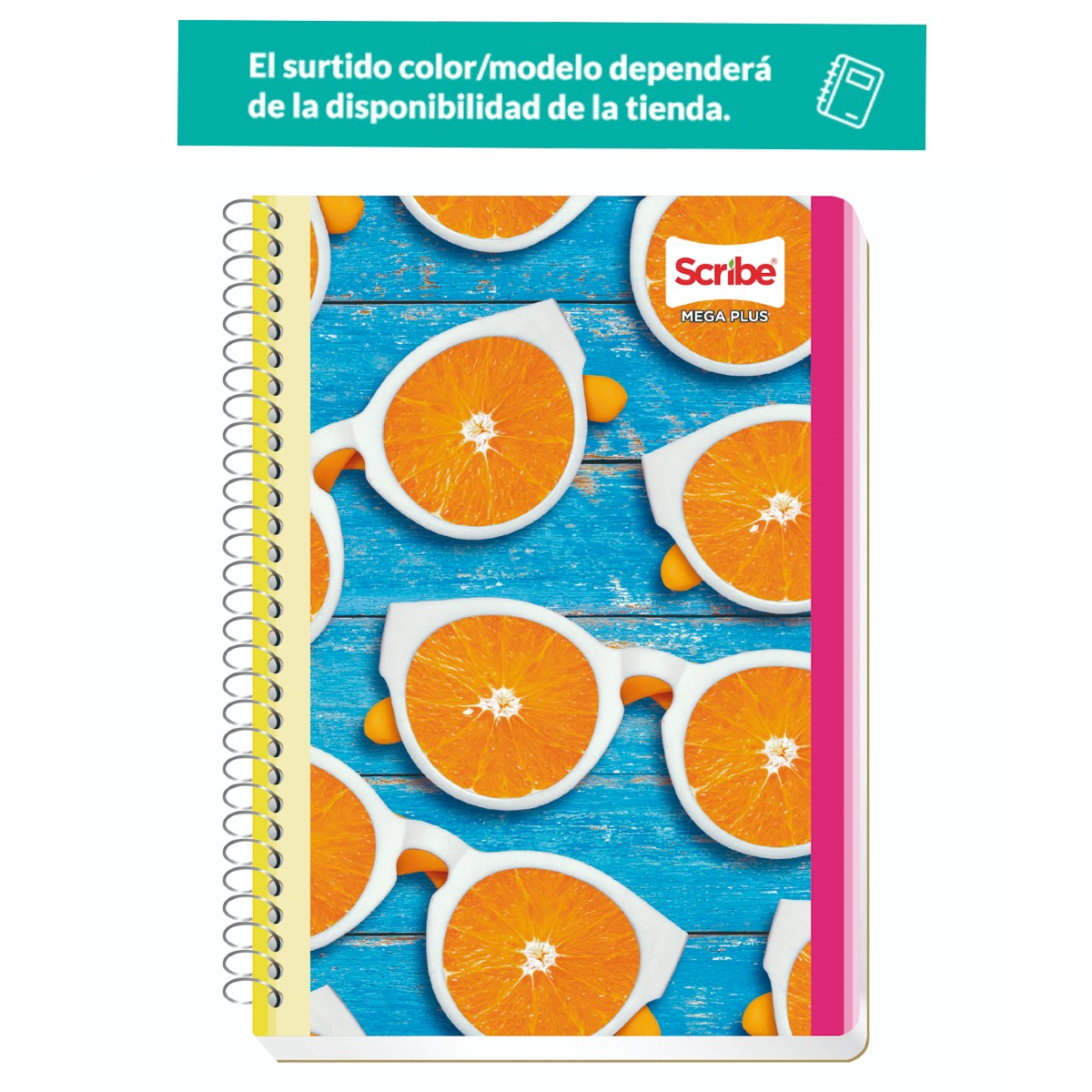 Cuaderno Scribe Mega Plus Francés 100 Hojas Blancas | DelSol