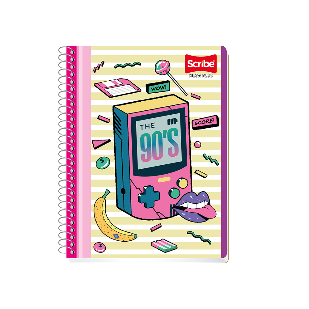 Cuaderno Francés Scribe Mega Plus Cuadro Grande 100 Hojas | DelSol