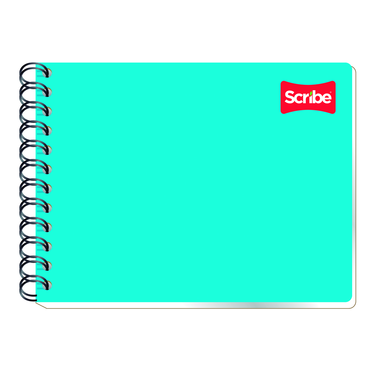 Cuaderno Italiano Scribe Cuadro Grande 100 Hojas | DelSol