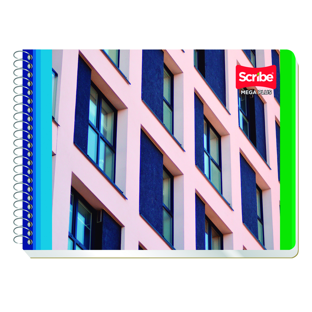 Cuaderno Italiano Scribe Mega Plus Doble Raya 100 Hojas | DelSol