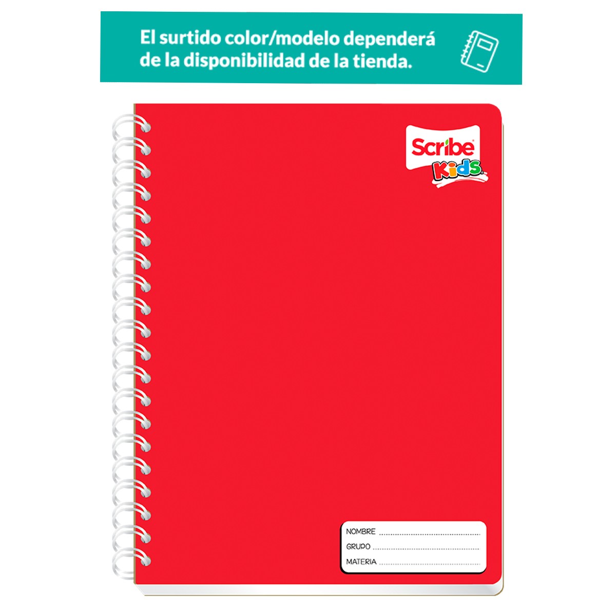 Cuaderno Profesional Scribe Kids Raya 100 Hojas | DelSol