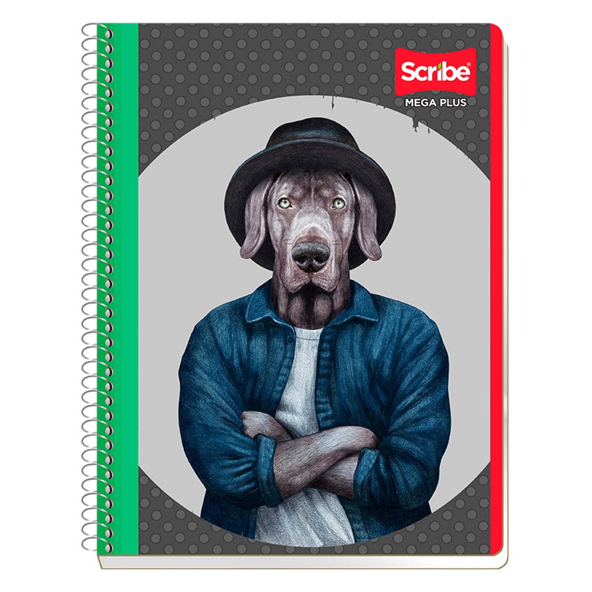 Cuaderno Profesional Scribe Mega Plus Raya 100 Hojas | DelSol