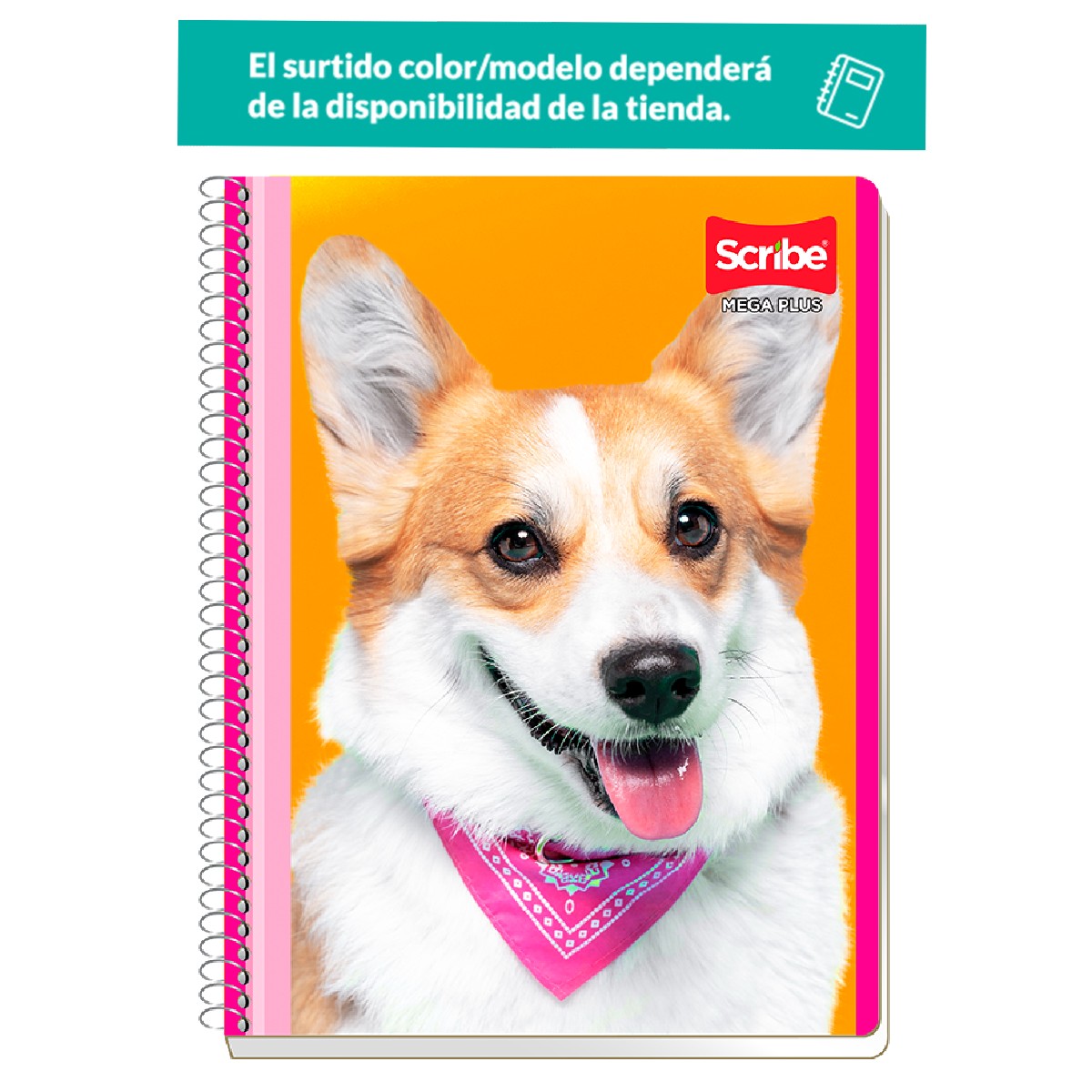 Cuaderno Profesional Scribe Mega Plus Blanco 100 Hojas | DelSol