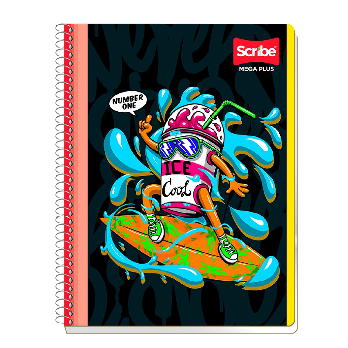 Cuaderno Profesional Scribe Mega Plus Cuadro Chico 100 Hojas | DelSol