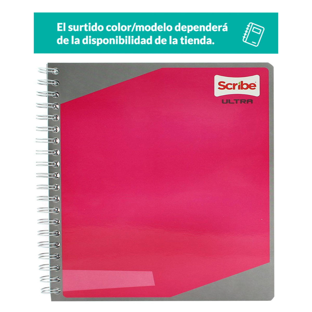 Cuaderno Profesional Scribe Ultra Cuadro Grande 100 Hojas | DelSol