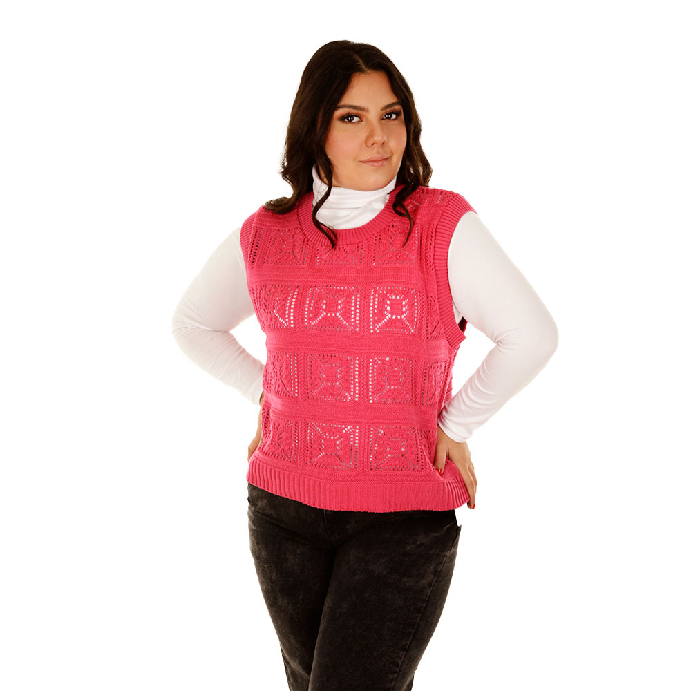 Chaleco Red Sky Mujer Cerrado Cuello Redondo | DelSol