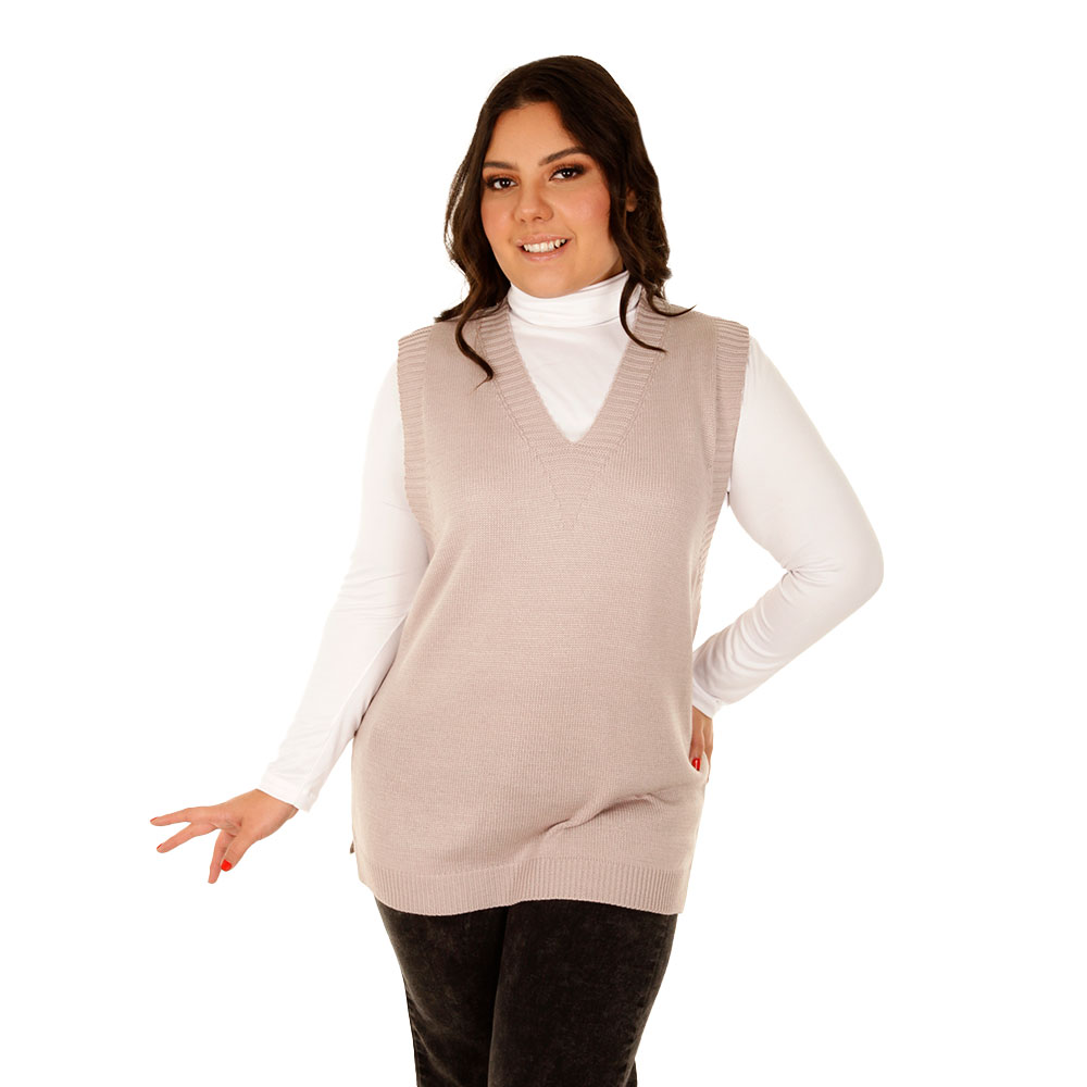 Chaleco Red Sky Mujer Largo Cerrado | DelSol