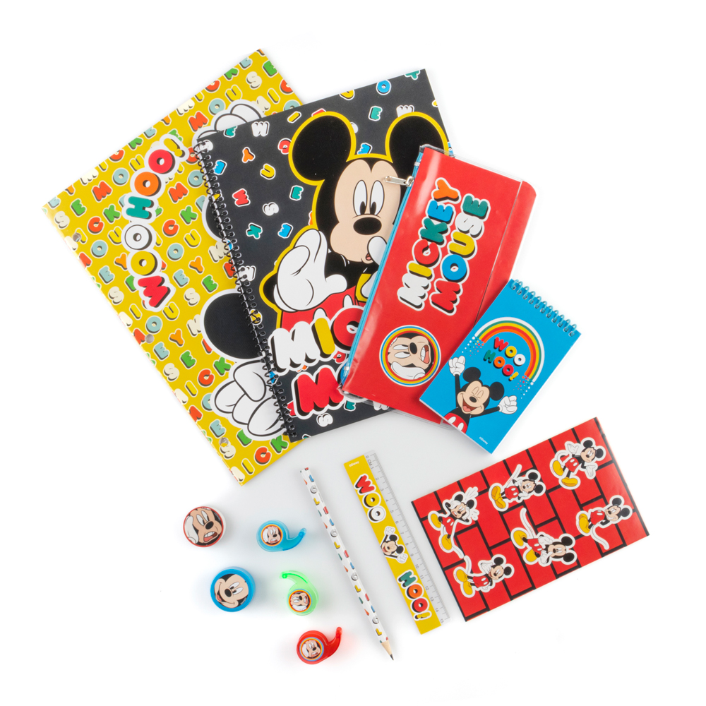 Set Escolar Andromeda Disney Mickey Mouse 12 Piezas | DelSol