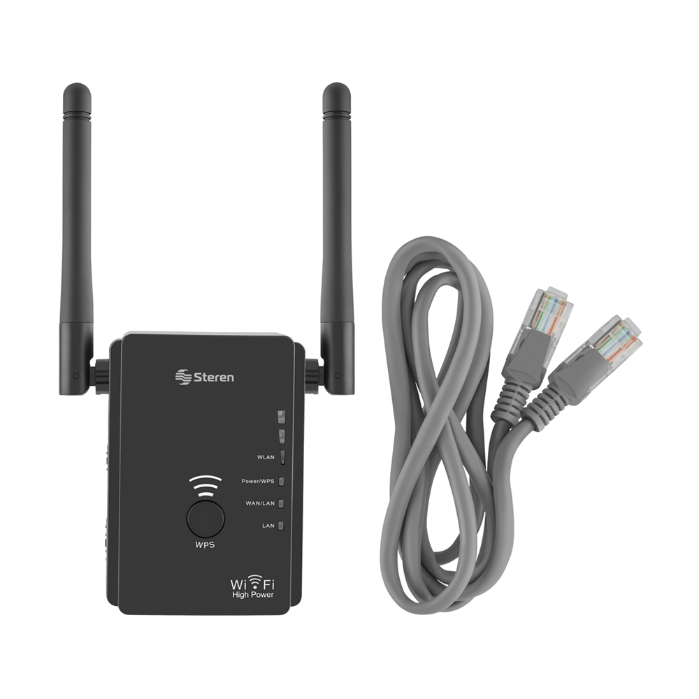 Repetidor Wi-Fi de Largo Alcance Steren 300 Mbps COM 8200 | DelSol