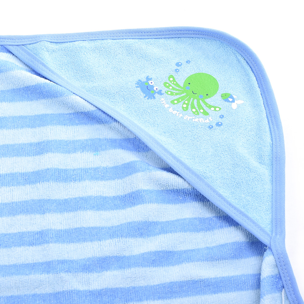 Toalla De Baño Basic Baby Bebé Con Esponja Unitalla | DelSol