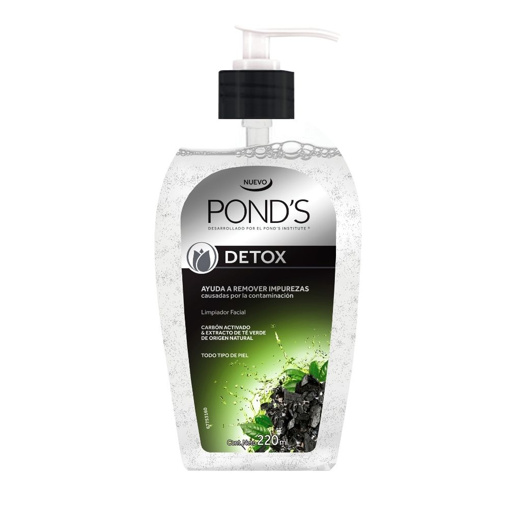 Limpiador Facial Pond's Detox 220 ml | DelSol