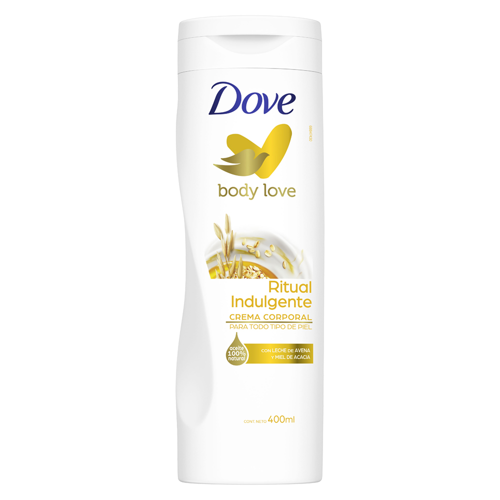 Crema Corporal Dove Ritual Indulgente con Avena y Miel 400 ml | DelSol