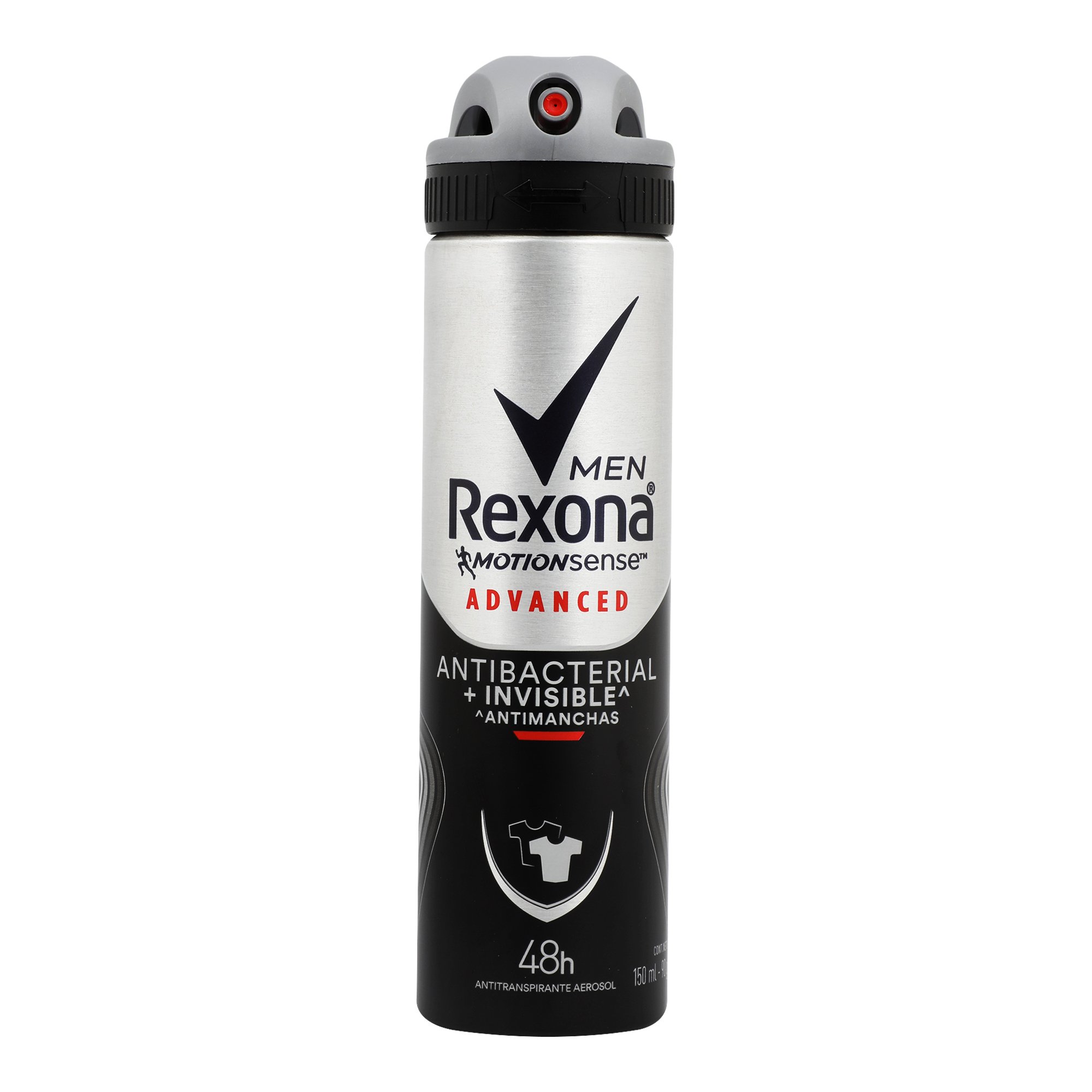Antitranspirante en Aerosol Rexona Men Antibacterial 150ml | DelSol