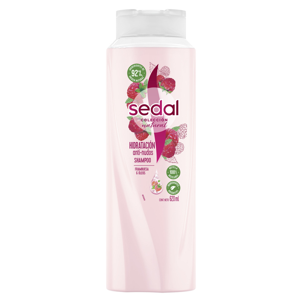 Shampoo Sedal Hidratación Anti-Nudos Frambuesa y Oleos 620 ml | DelSol