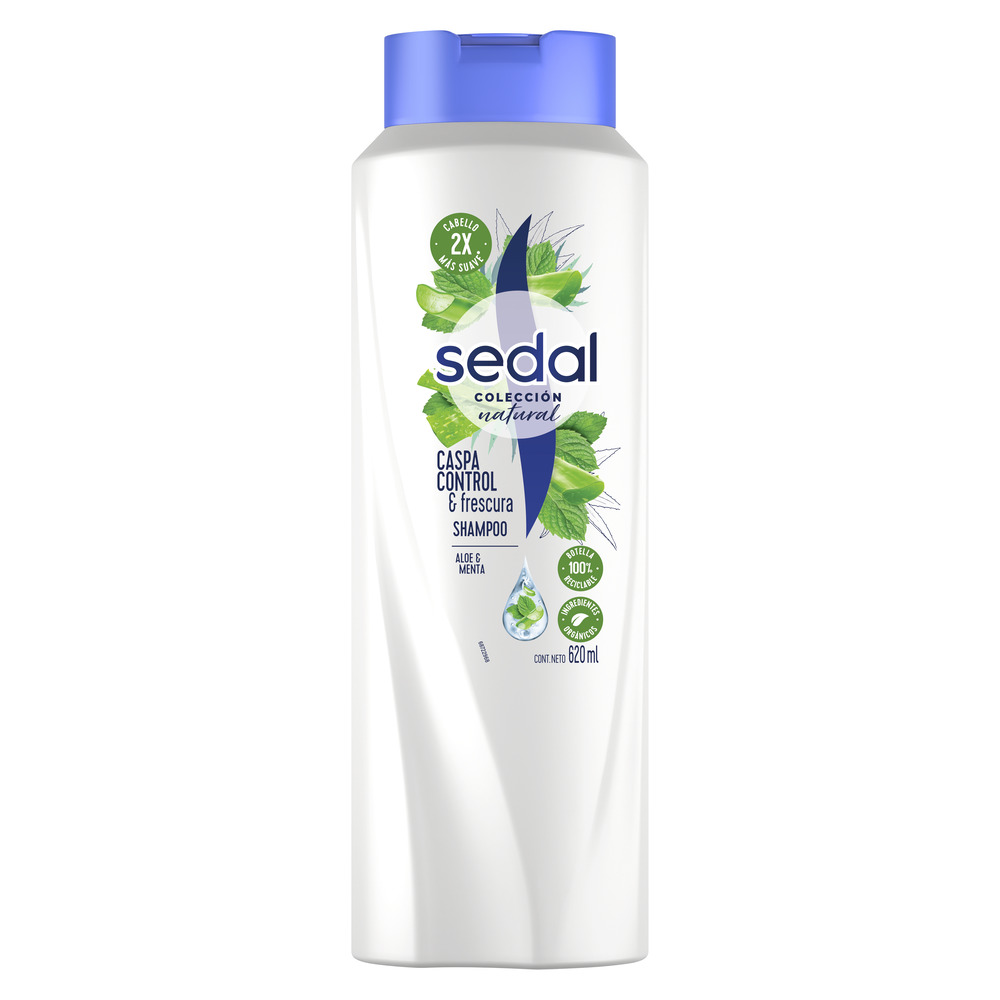 Shampoo Sedal Caspa Control y Frescura Aloe y Menta 620 ml | DelSol