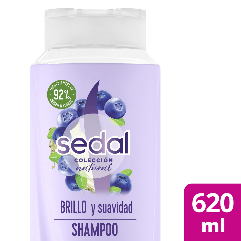 Shampoo Sedal Brillo y Suavidad Arándanos y Óleos 620 ml | DelSol