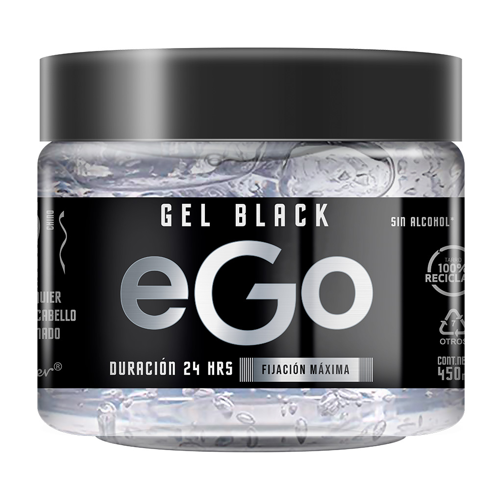 Gel Fijador eGo Black 450 ml | DelSol