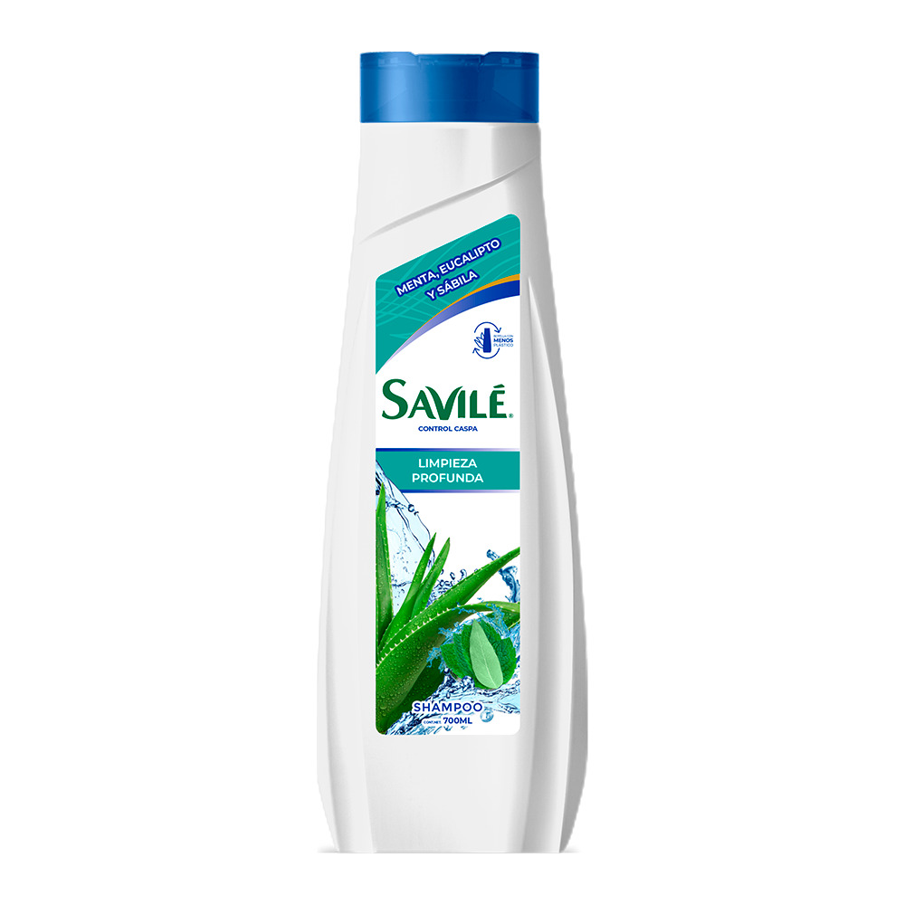 Shampoo Savilé Menta, Eucalipto y Sábila 700 ml | DelSol