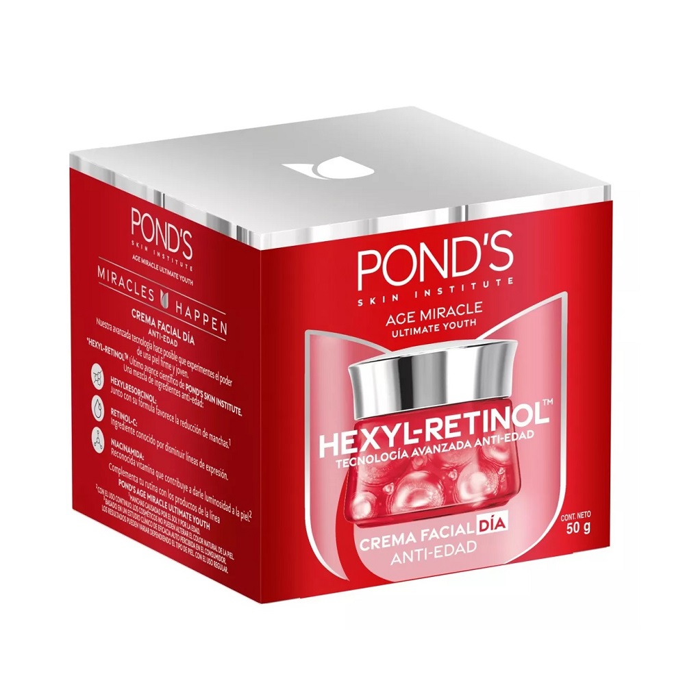 Crema Facial Pond's Age Miracle Hexyl-Retinol Día 50 g | DelSol