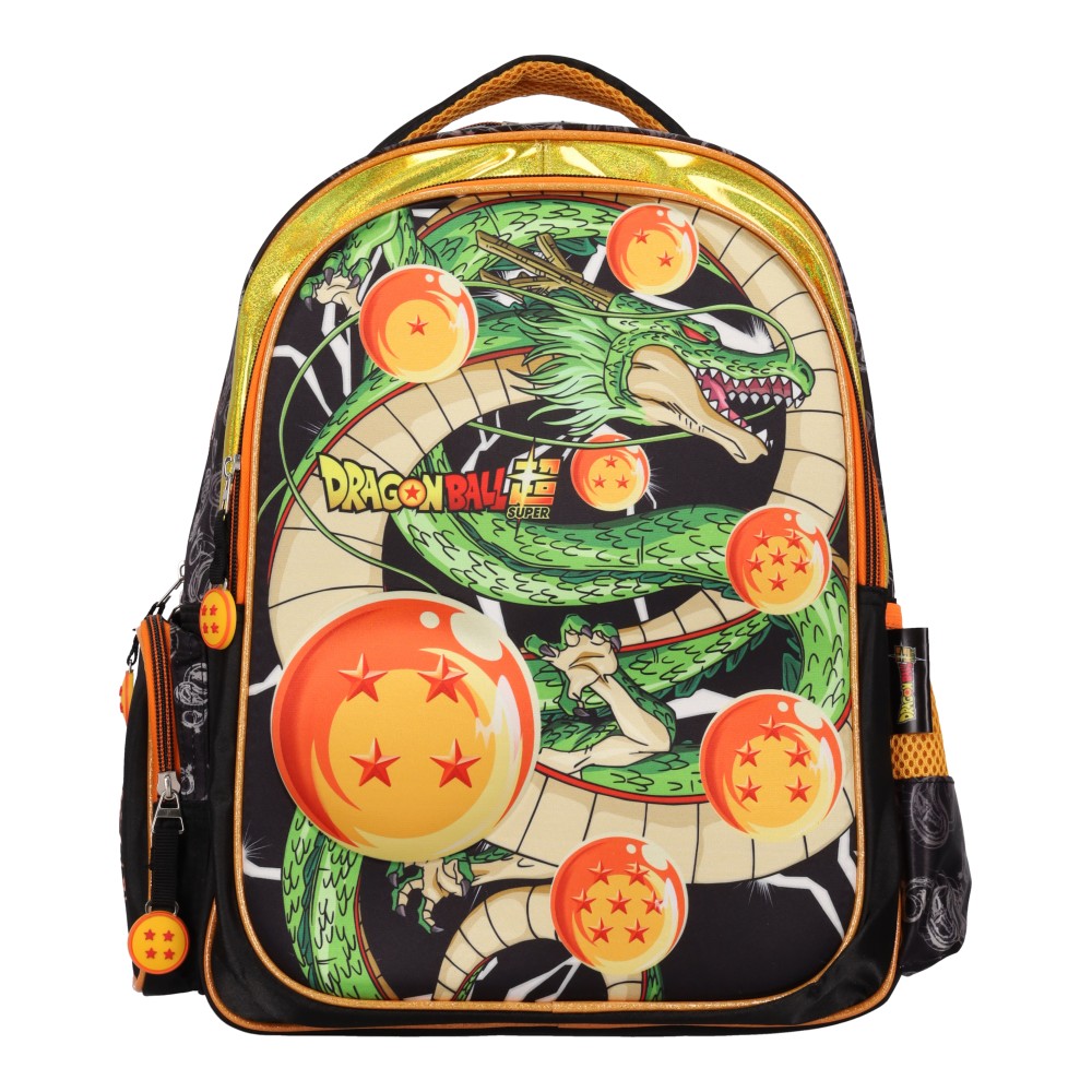 Mochila Keepack Dragon Ball Super Negro con Naranja | DelSol