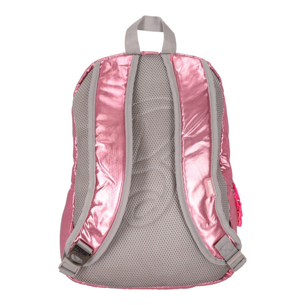 Mochila Keepack Barbie Metálica Rosa | DelSol