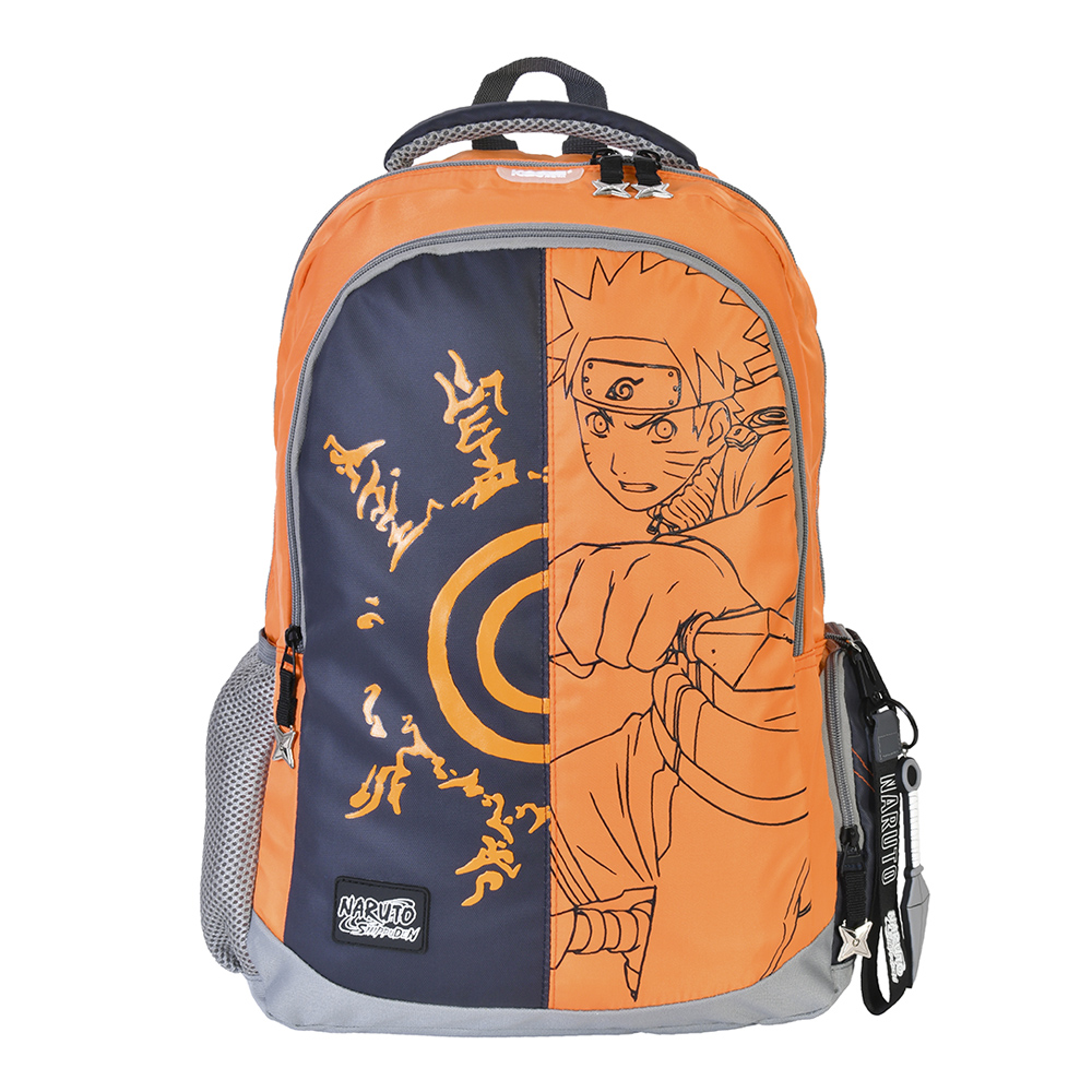 Mochila Keepack Naruto Shippuden Naranja y Gris | DelSol
