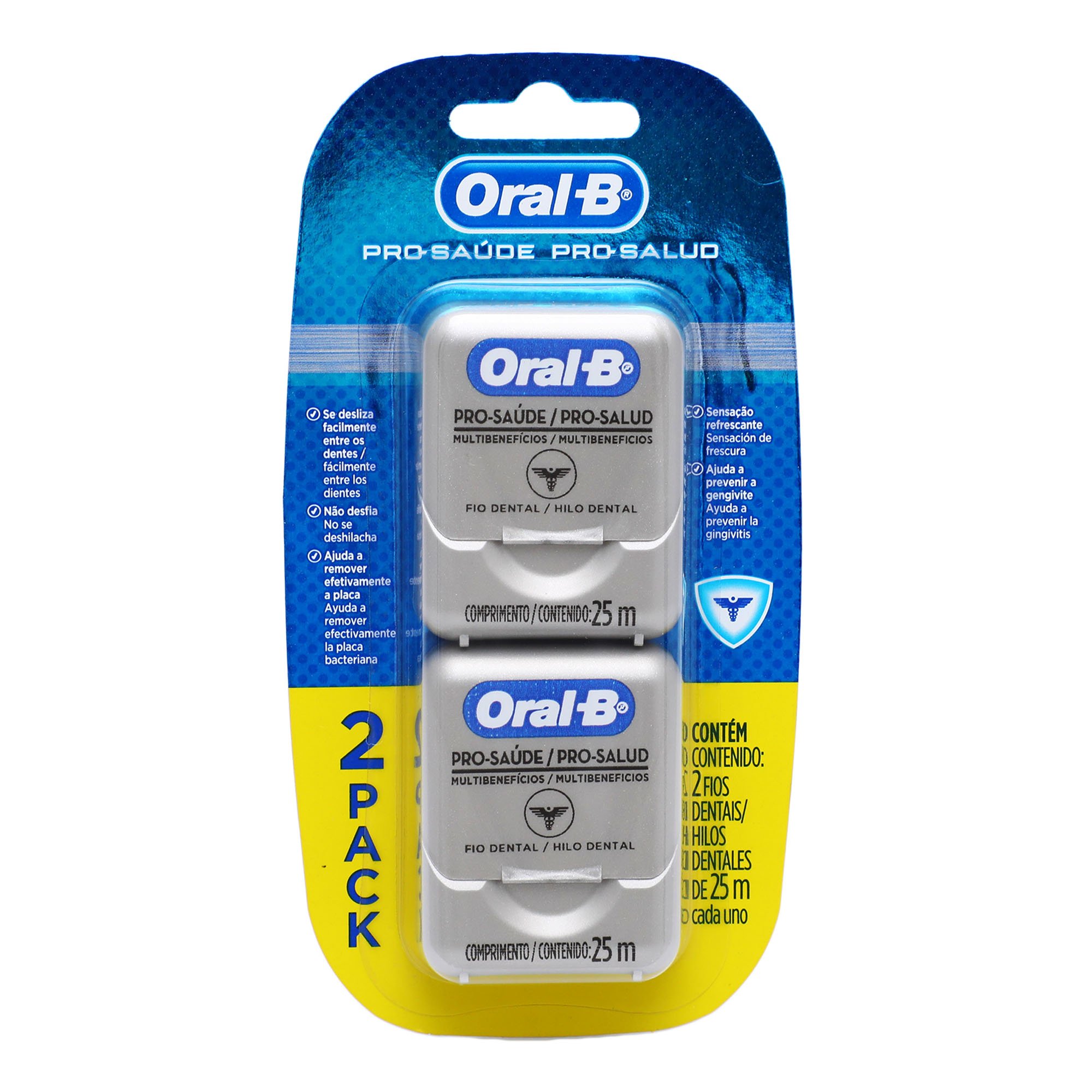 Hilo Dental de Oral-B Pro Salud Multibeneficios 2 Piezas | DelSol