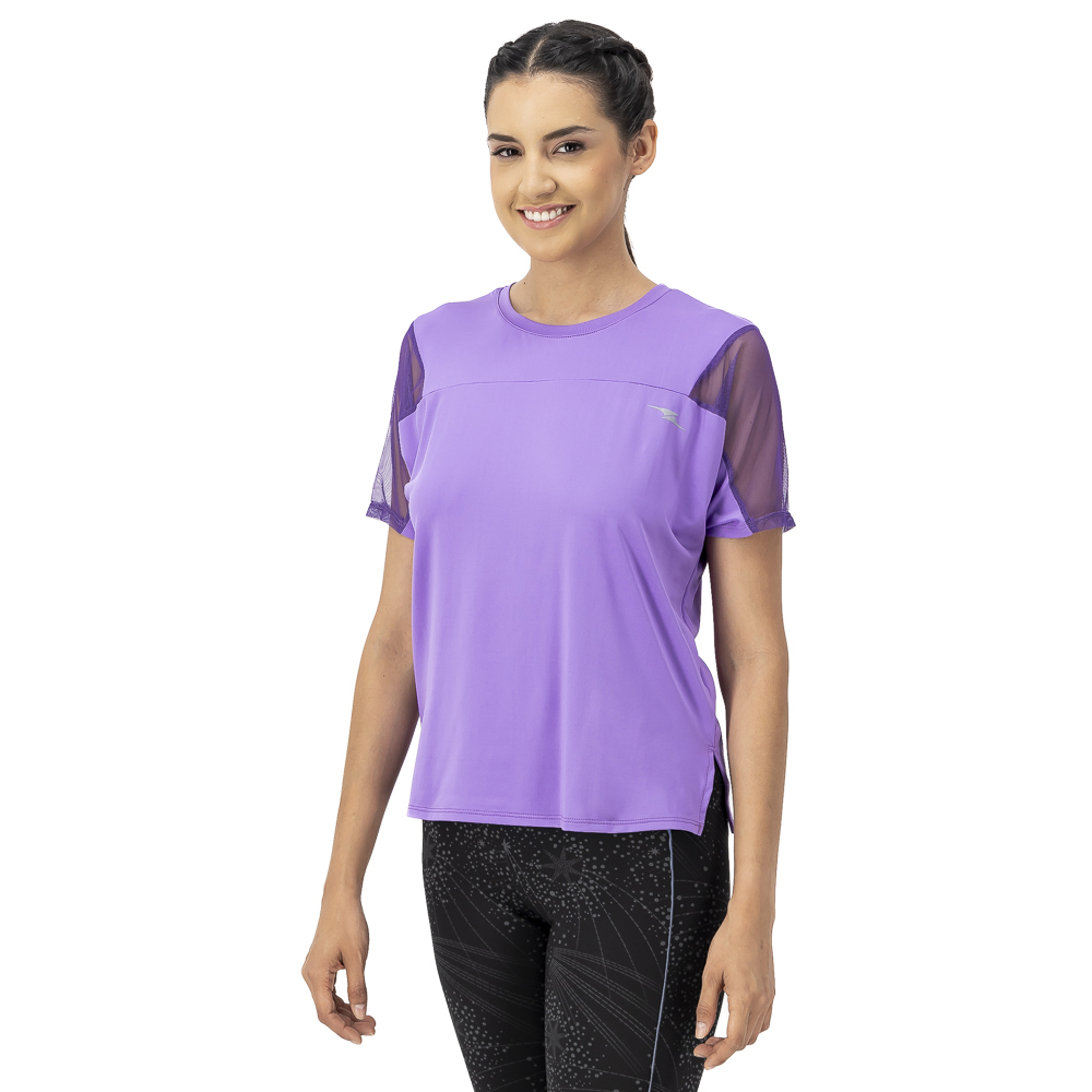 Playera Deportiva Nitro Sport Mujer Cortes De Mesh | DelSol