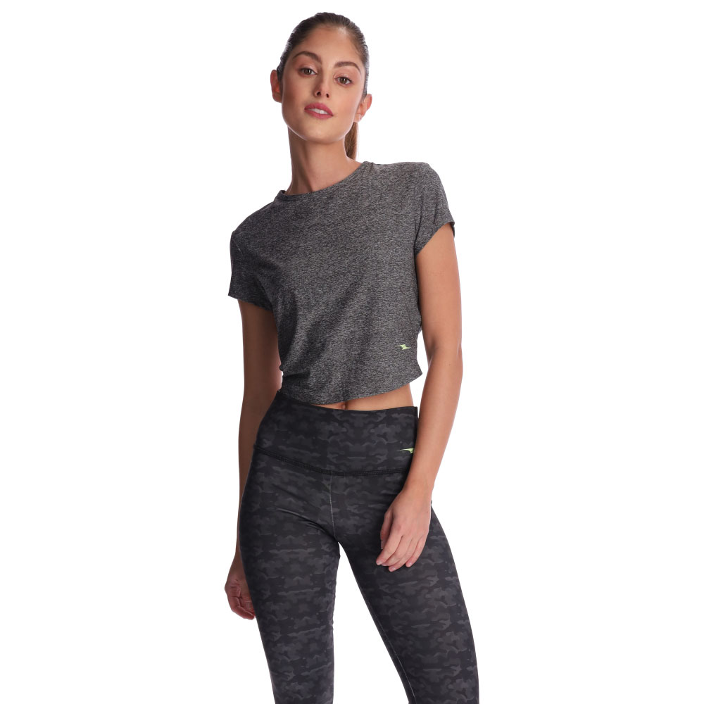Crop Top Nitro Mujer Cuello Redondo Manga Corta | DelSol