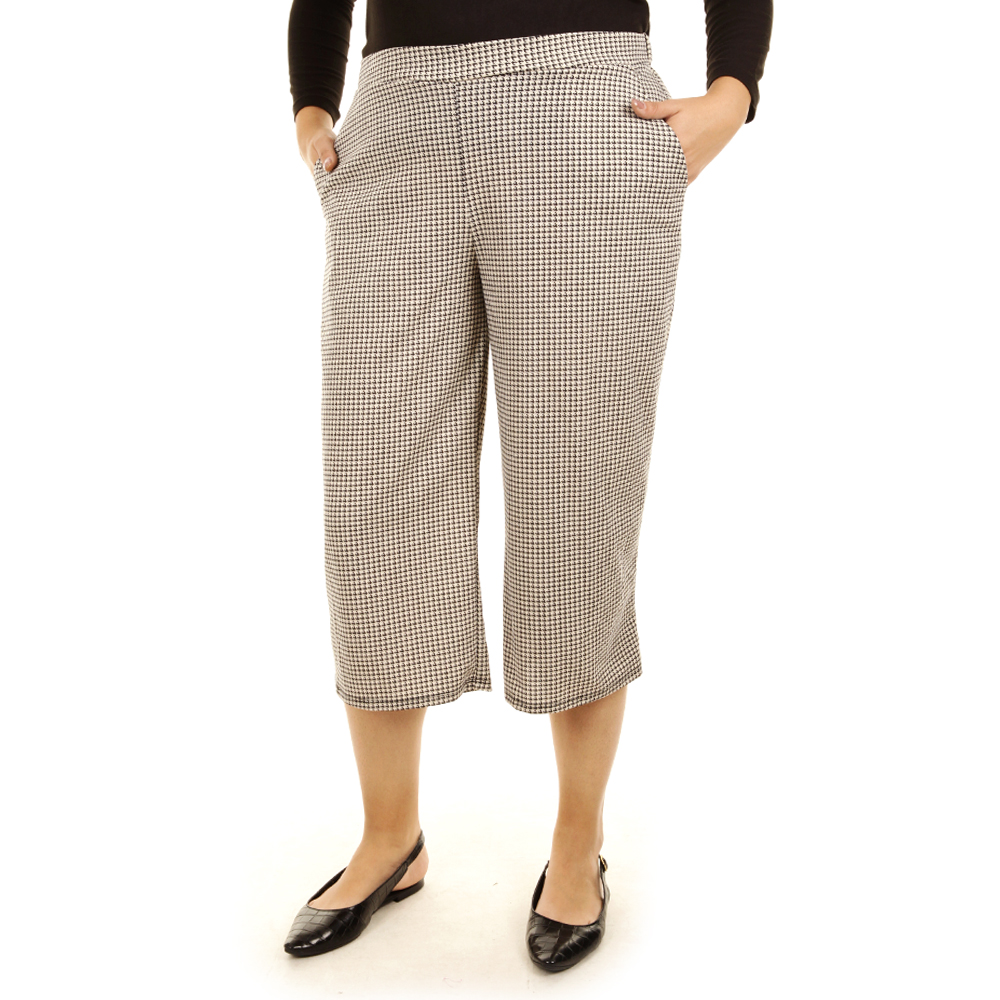 Pantalón Mujer Curvy Resorte Capri Poliéster Red Sky | DelSol