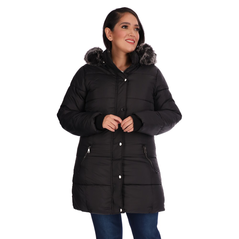 Chamarra Mujer Larga Capitonada Mxstaza | DelSol