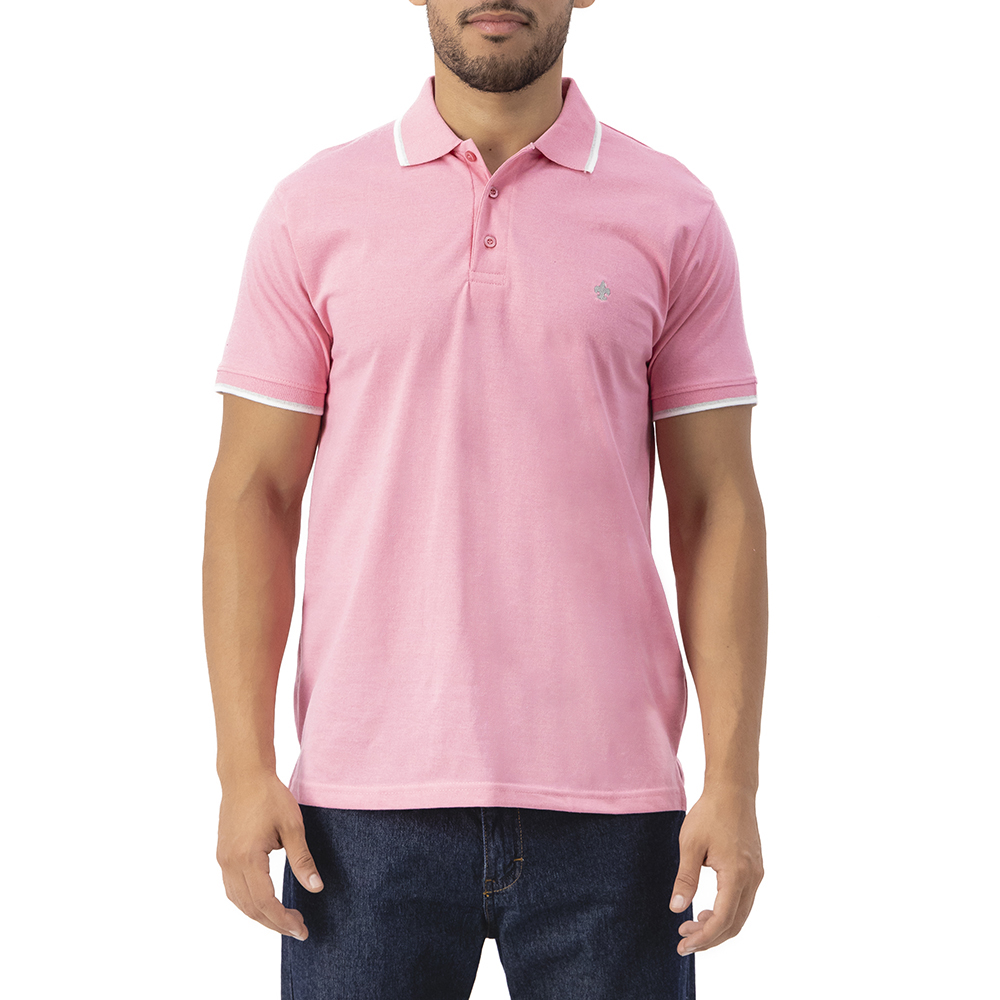 Playera Tipo Polo Hummo Hombre Botones Al Tono | DelSol