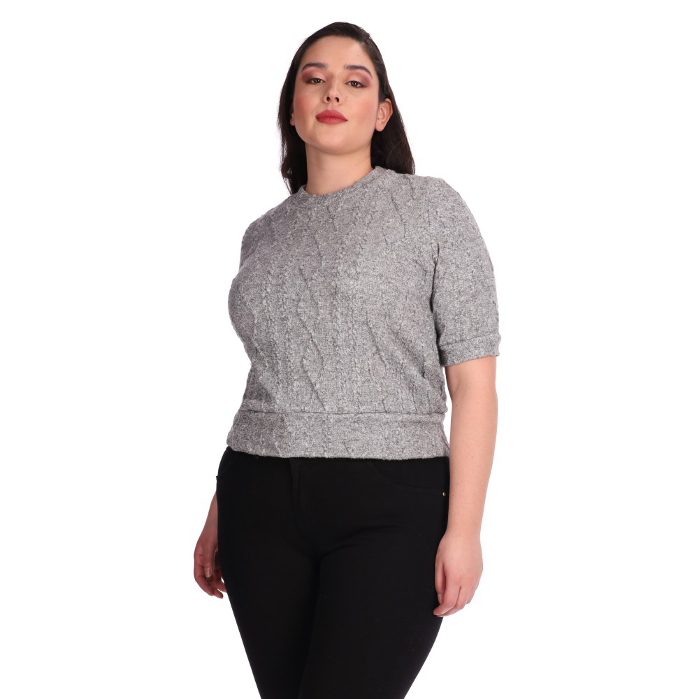 Playera Mujer Tejida Con Detalles Mxstaza | DelSol