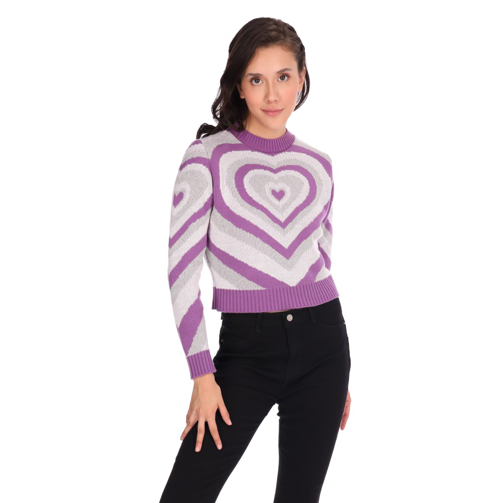 Sueter Red Sky Mujer Diseño De Corazón | DelSol