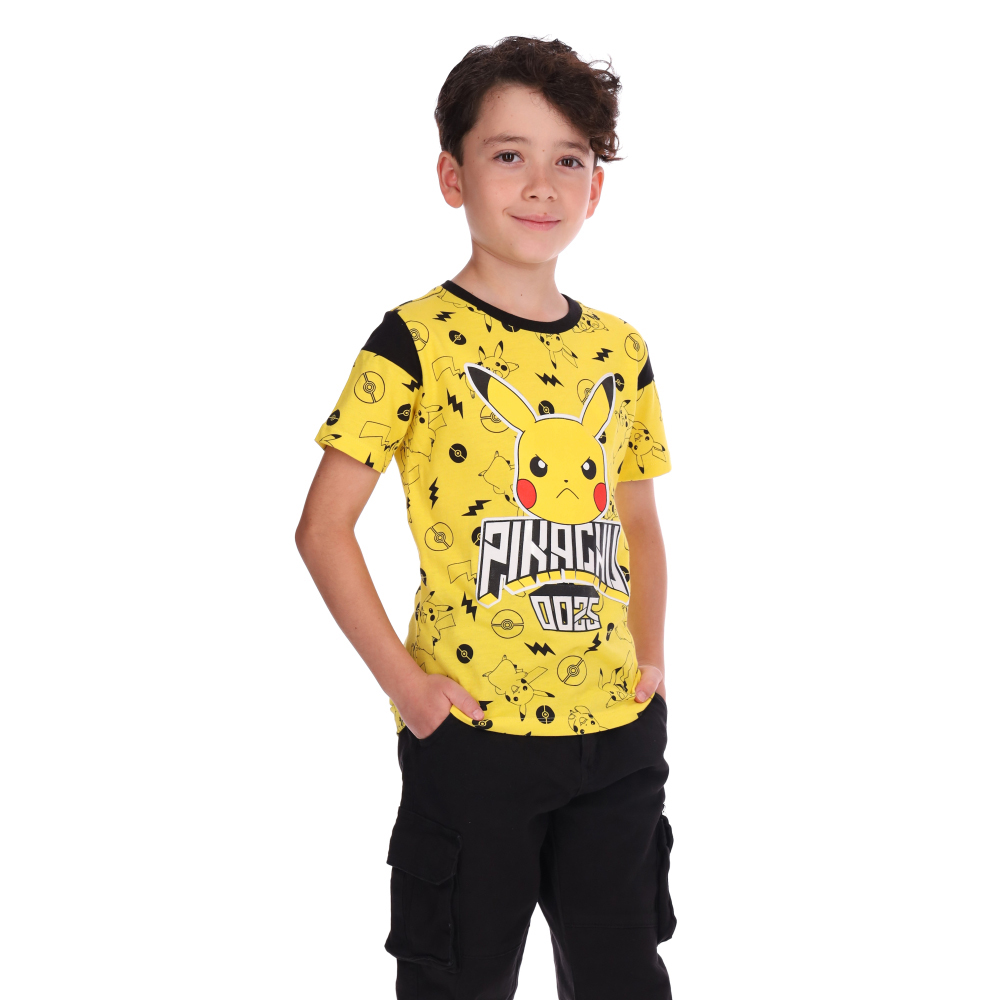 Playera Pokémon Niño Full Print Pikachu | DelSol
