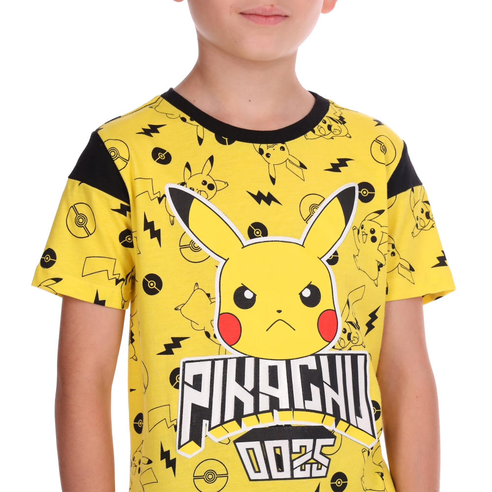 Playera Pokémon Niño Full Print Pikachu | DelSol