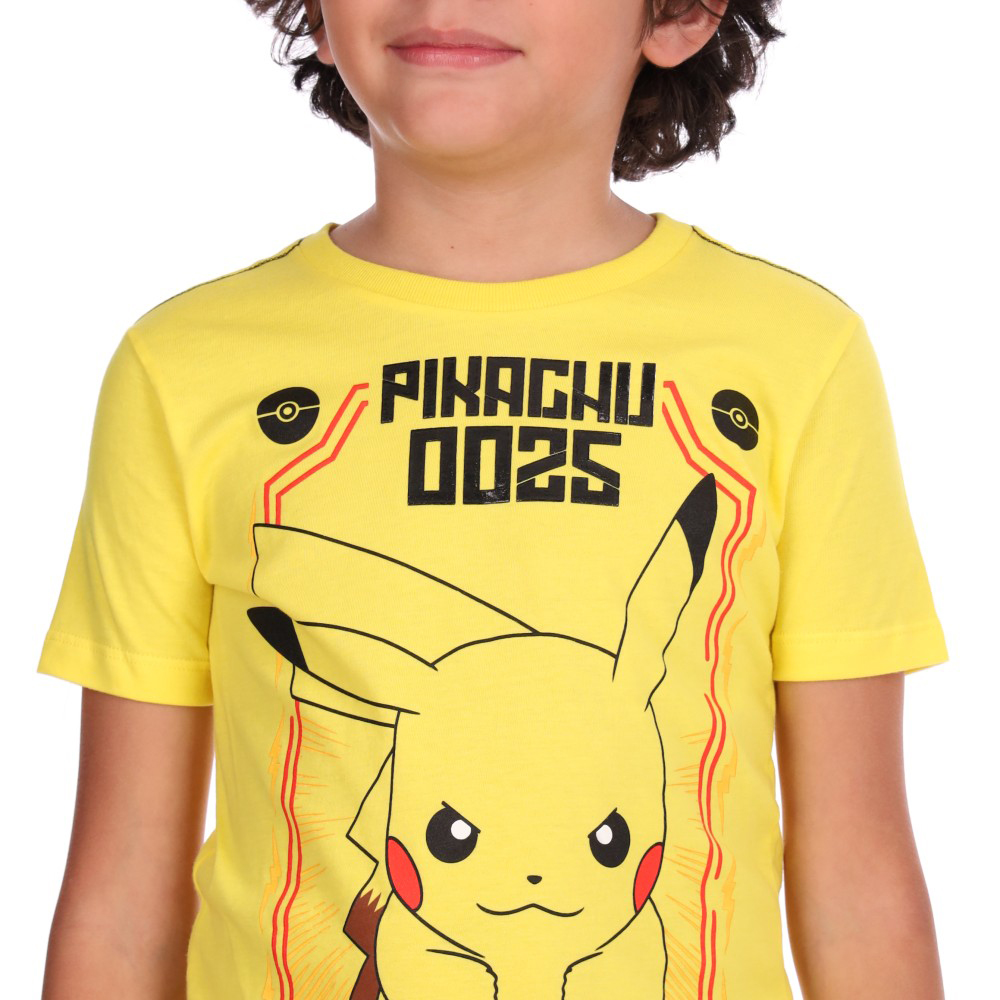 Playera Pokémon Niño Con Diseño En Contraste En Hombros | DelSol