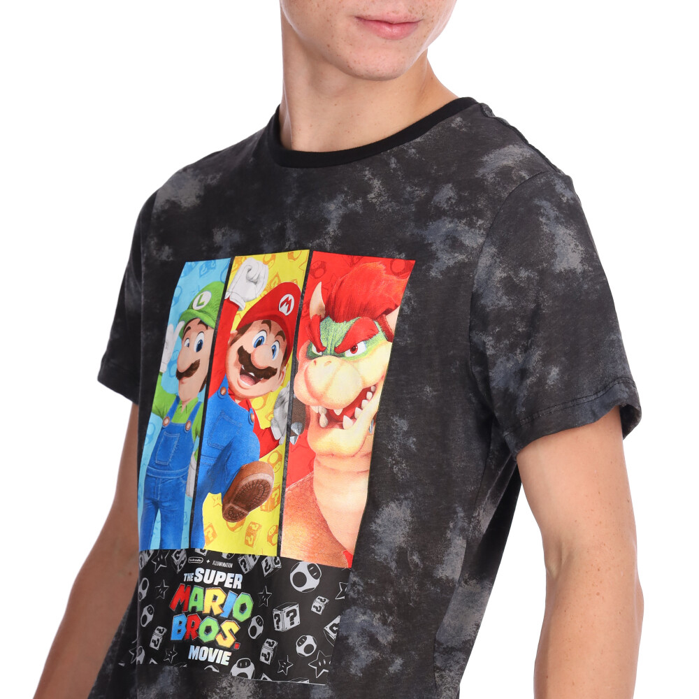 Playera Mario Bros Hombre Con Diseño Frontal | DelSol