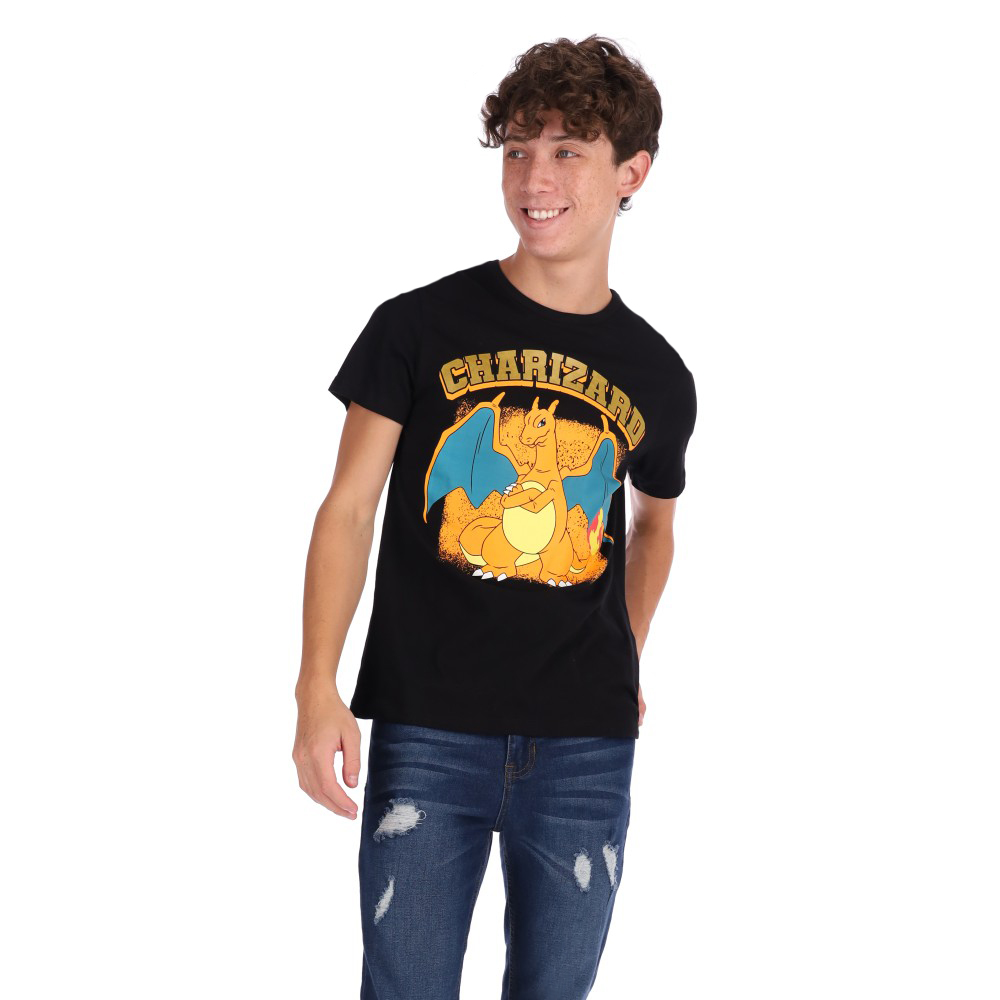 Playera Pokémon Hombre Juvenil Charizard | DelSol