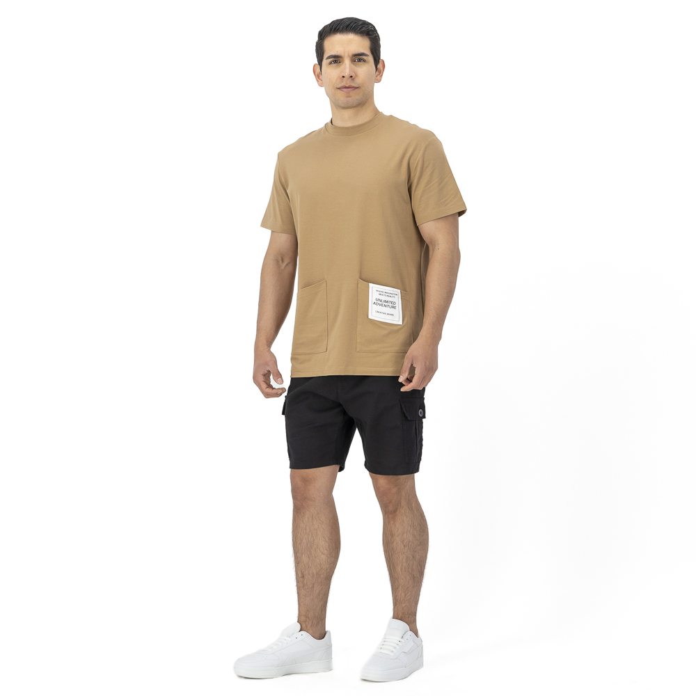Playera Hummo Hombre Diseño Con Bolsas Frontales | DelSol