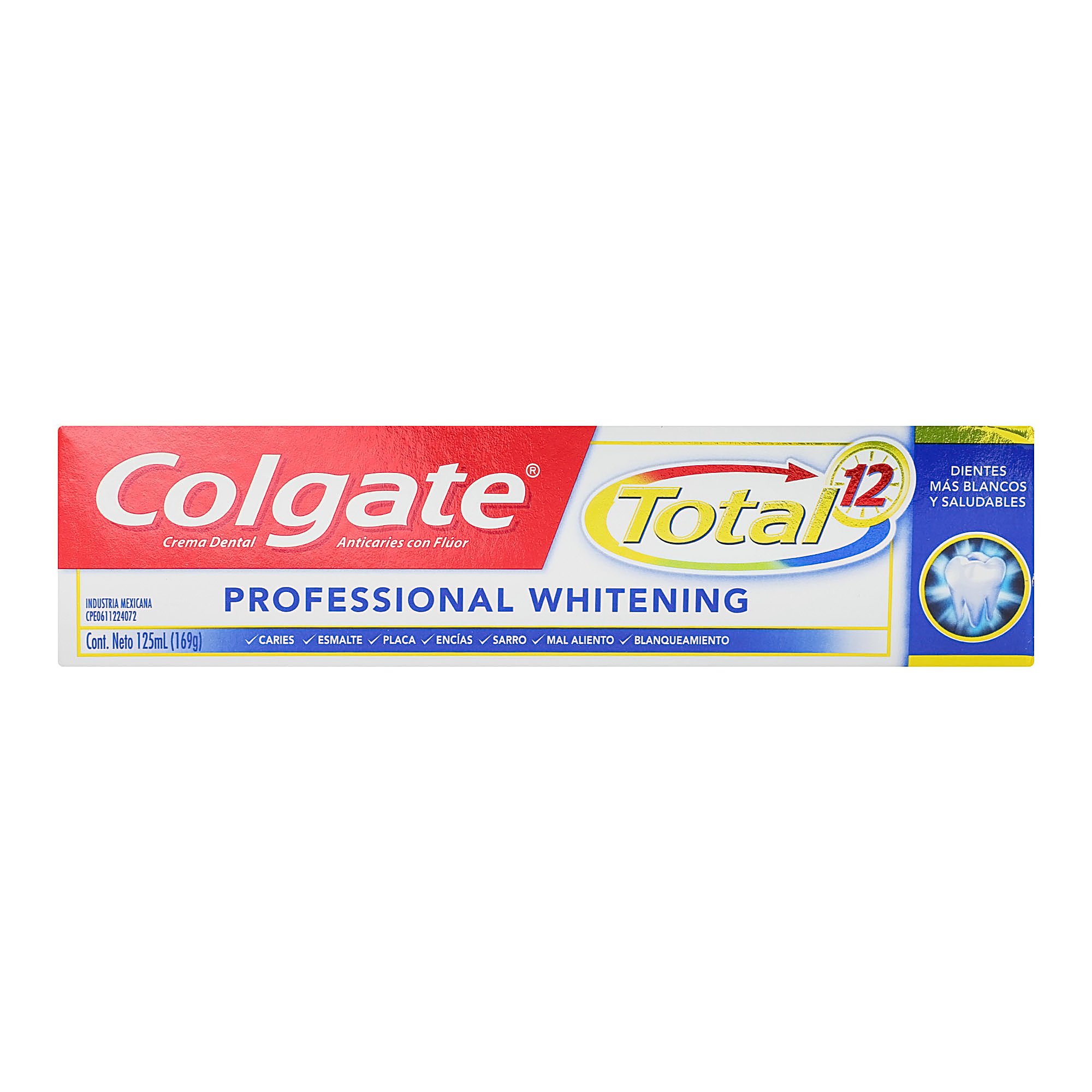 Pasta Dental Colgate Total 12 Professional Whitening 125 ml | DelSol