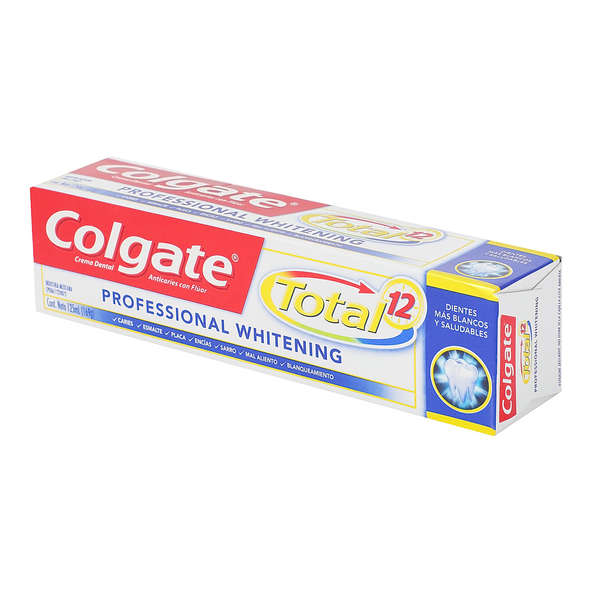 Pasta Dental Colgate Total 12 Professional Whitening 125 ml | DelSol