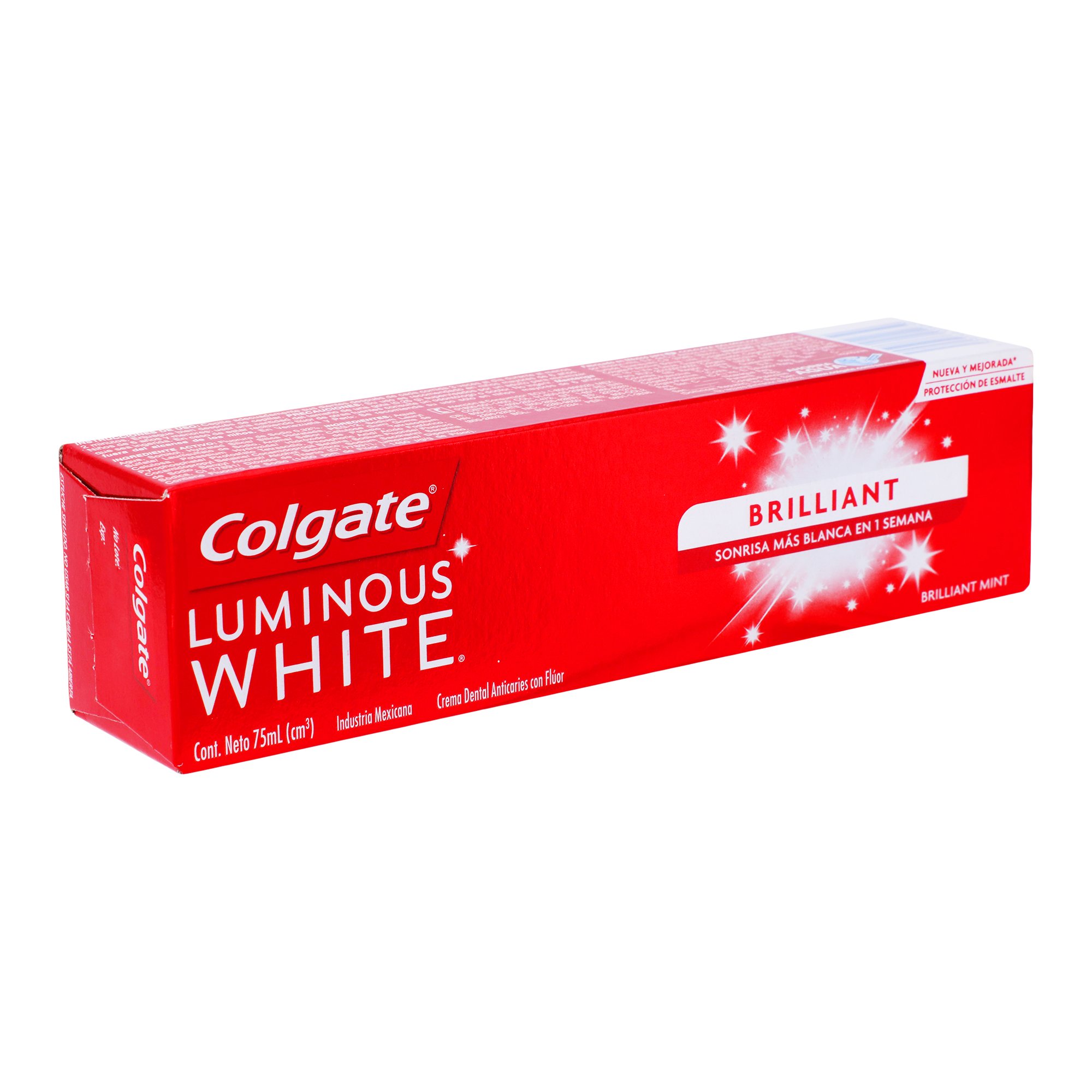 Pasta Dental Colgate Luminous White Brilliant Mint 75 ml | DelSol