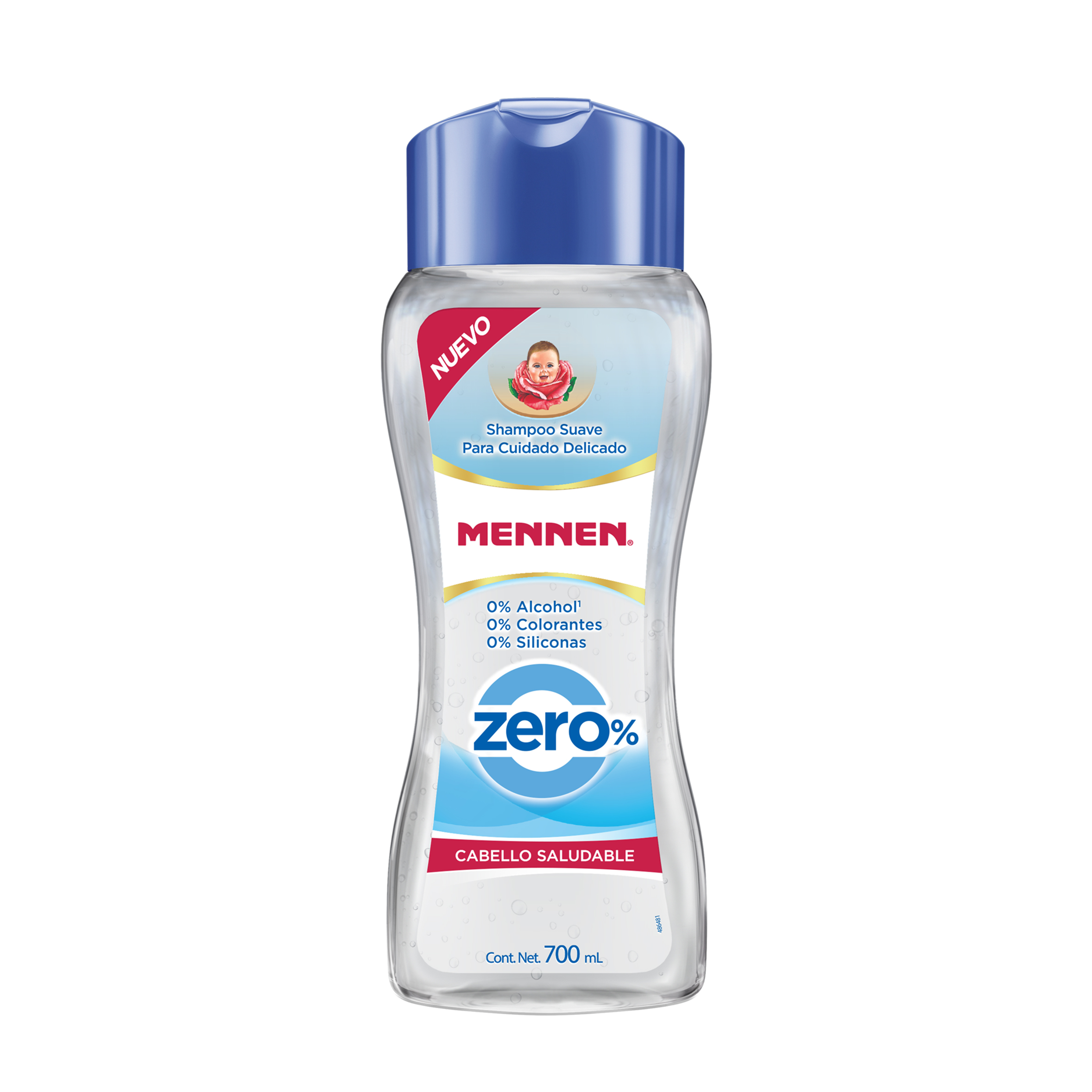 Shampoo Mennen Zero Cabello Saludable 700 ml | DelSol