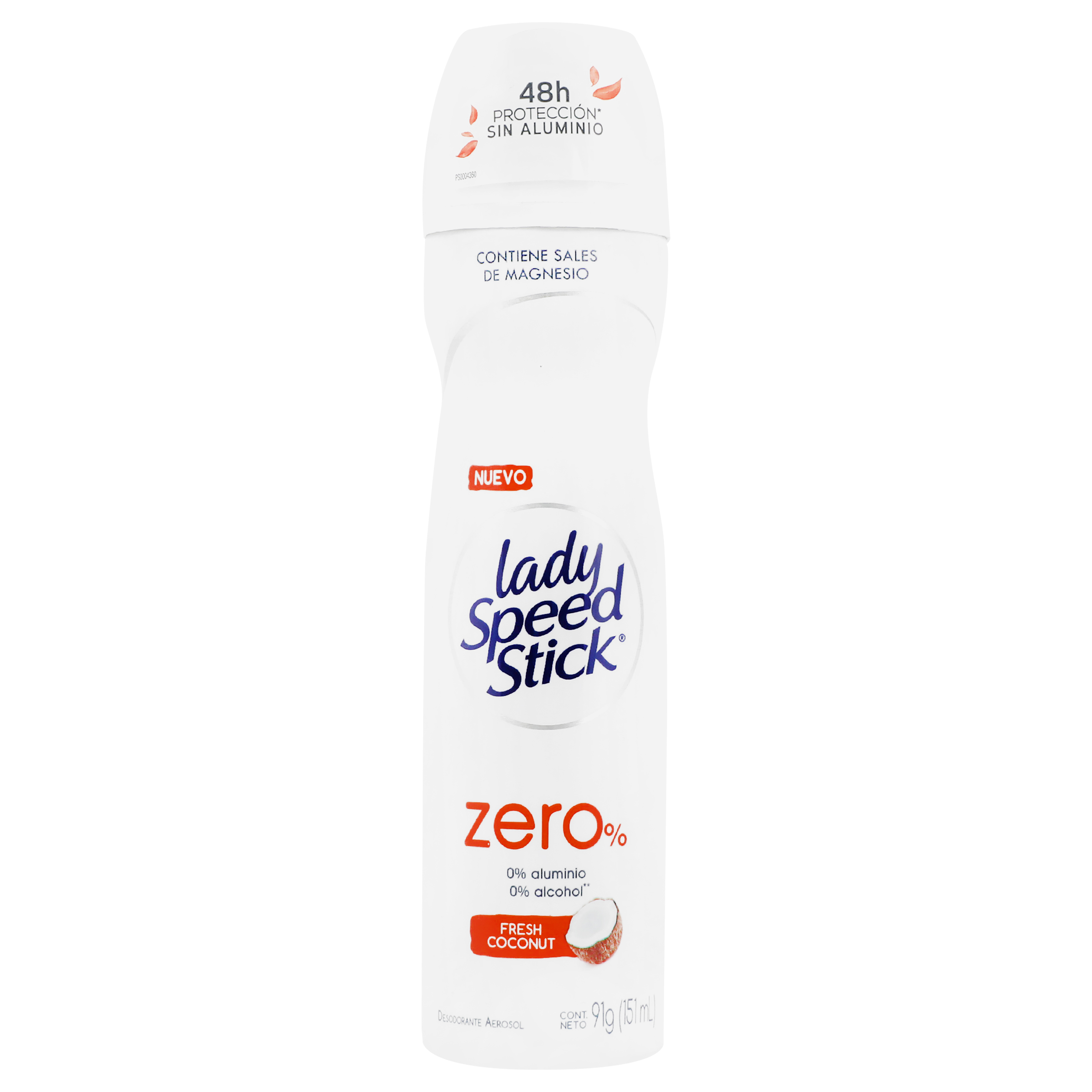 Antitranspirante en Aerosol Lady Speed Stick Zero% Fresh Coconut 91 g ...