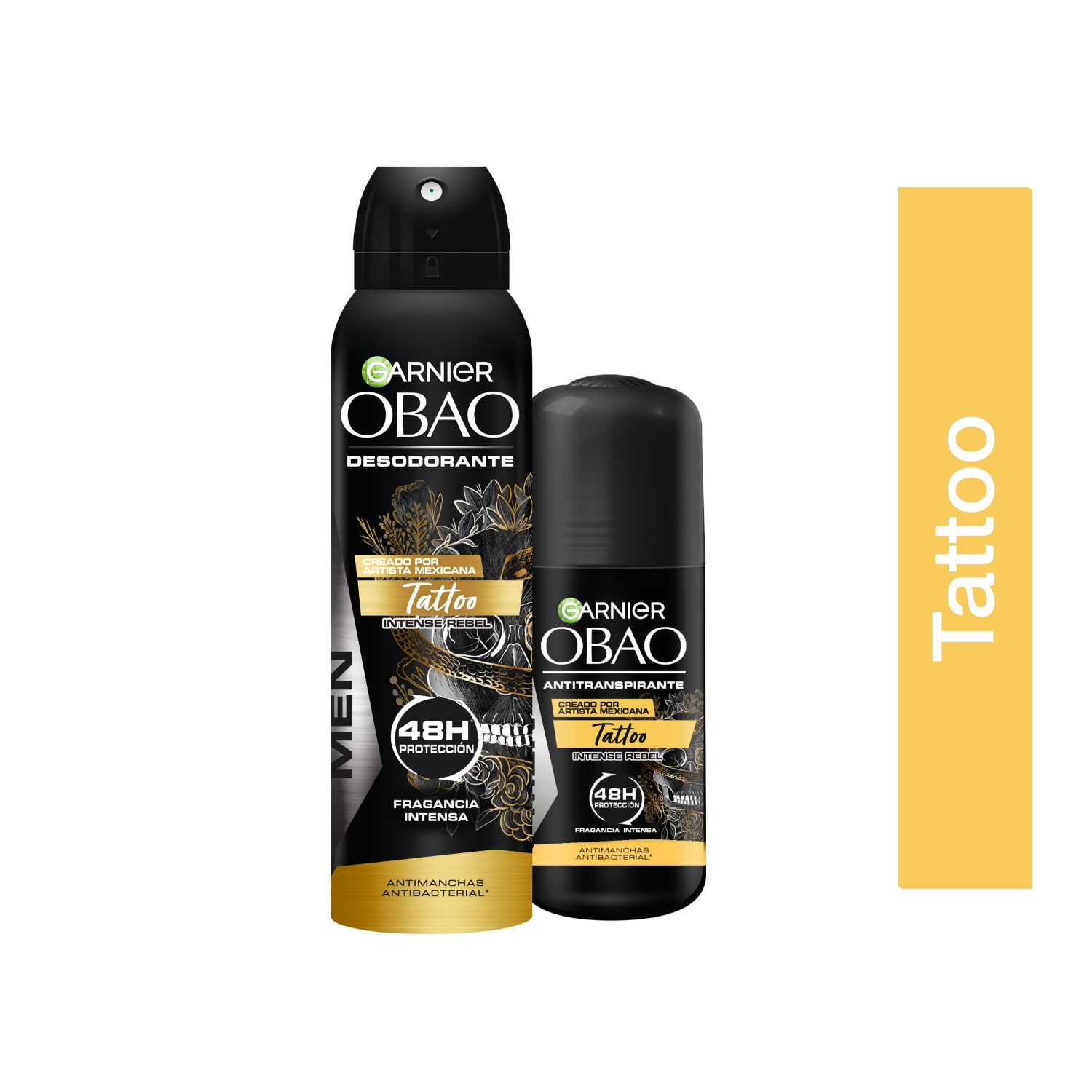 Desodorante Aerosol Obao Tattoo 150ml | DelSol